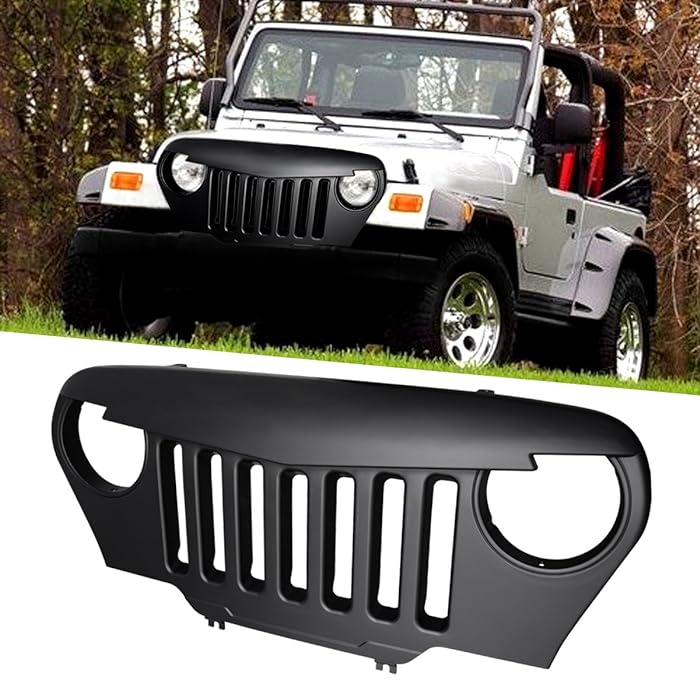 JKB TJ Angry-Design Front Grille for Jeep Wrangler