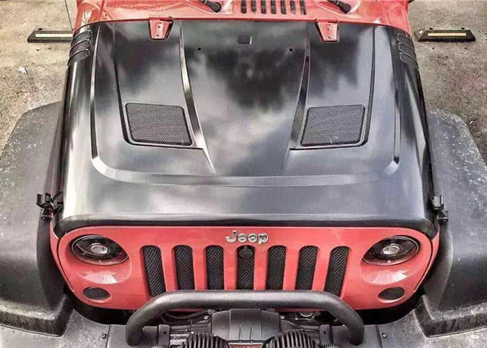 JKB JK Rugged Ridge-Design Hood for Jeep Wrangler