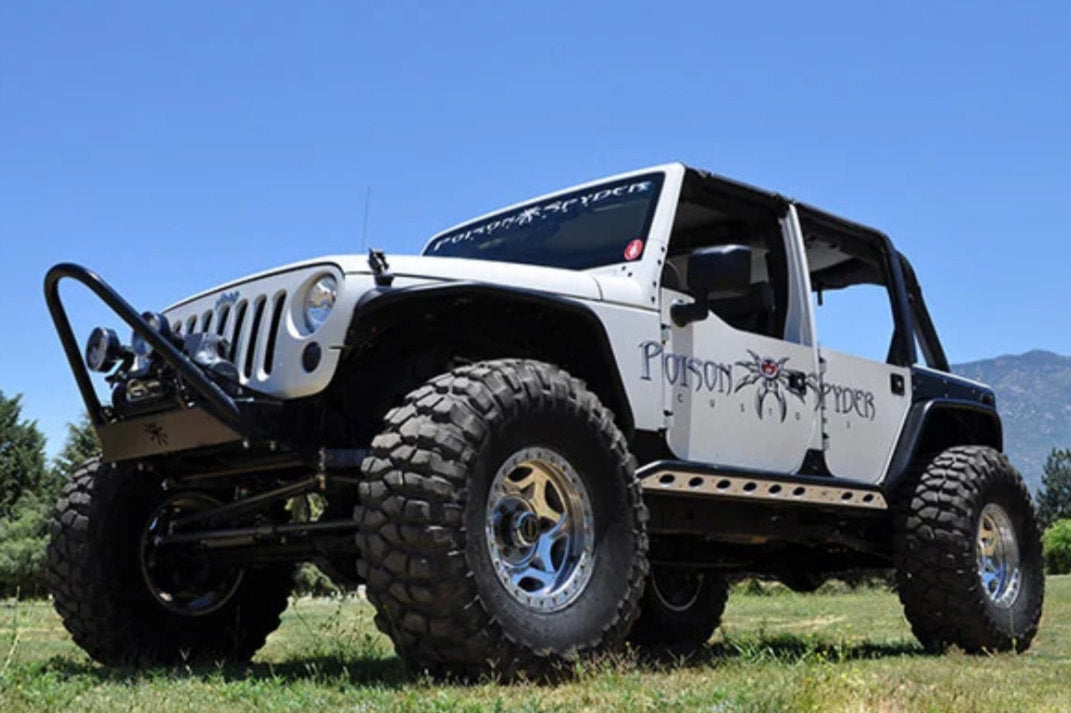 JKB JK-4DR Poison Sypder-Design Side Steps for Jeep Wrangler
