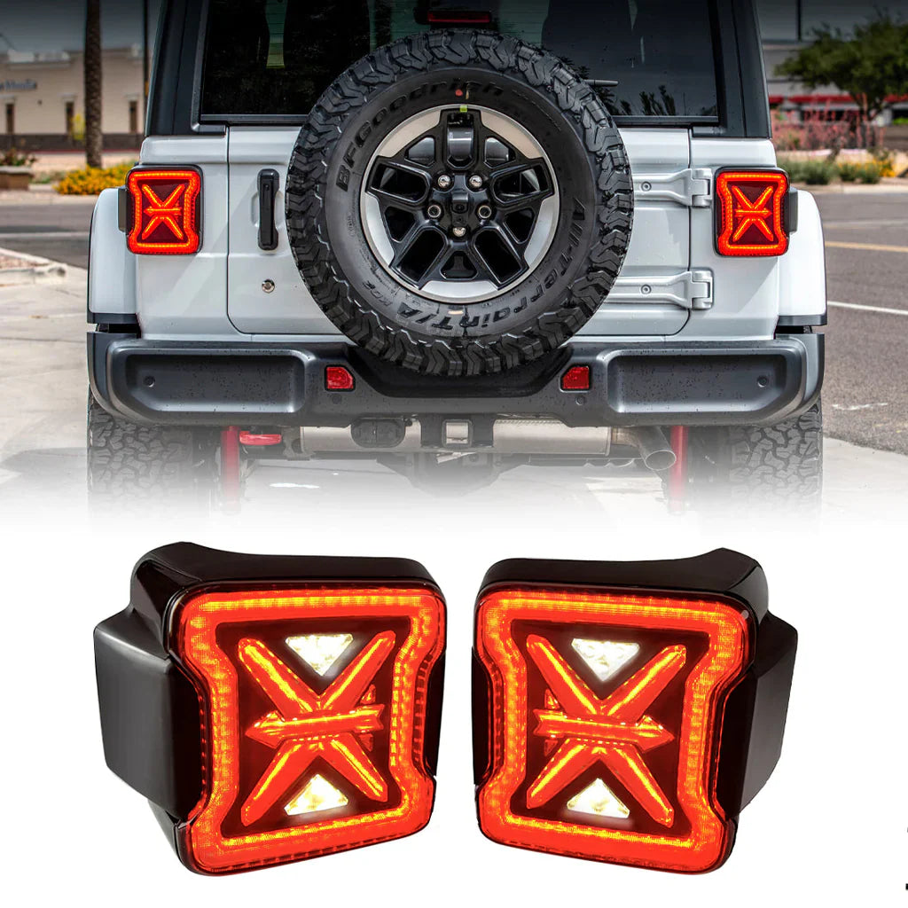 JKB JL X-Design Tail Lights for Jeep Wrangler